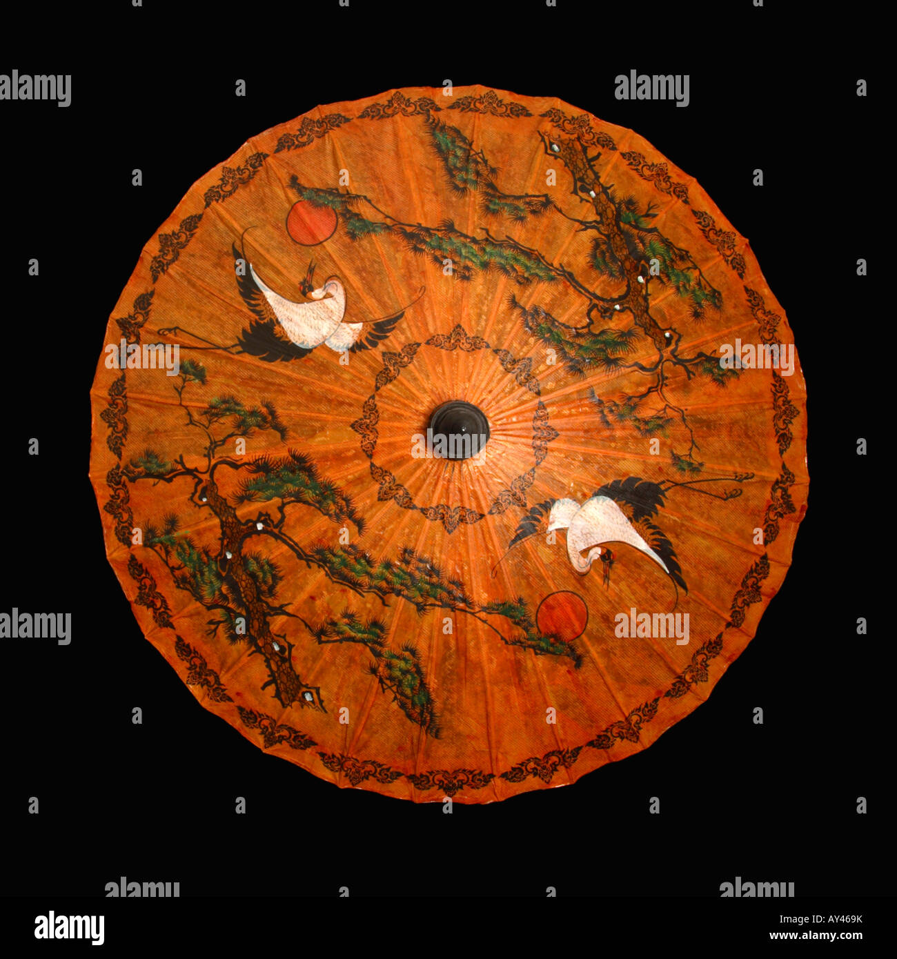 An Japanese style oriental parasol Stock Photo - Alamy