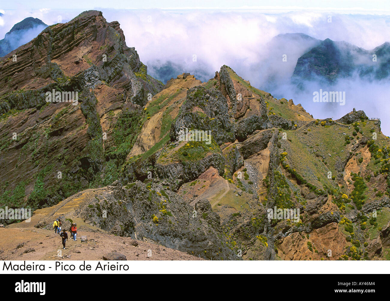 Madeira Pico de Arieiro Stock Photo - Alamy