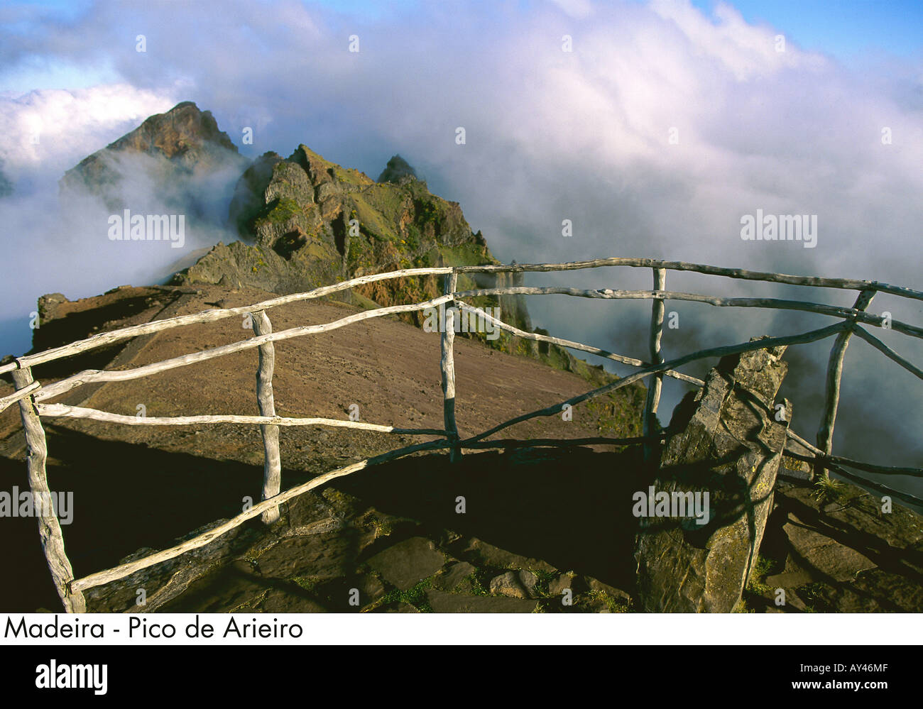 Madeira Pico de Arieiro Stock Photo - Alamy