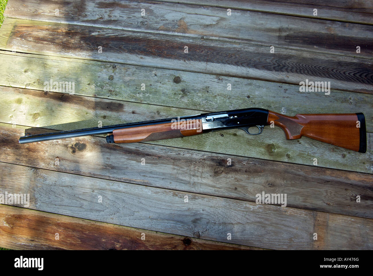 12 gauge left handed autoloading semi automatic shotgun Stock Photo - Alamy