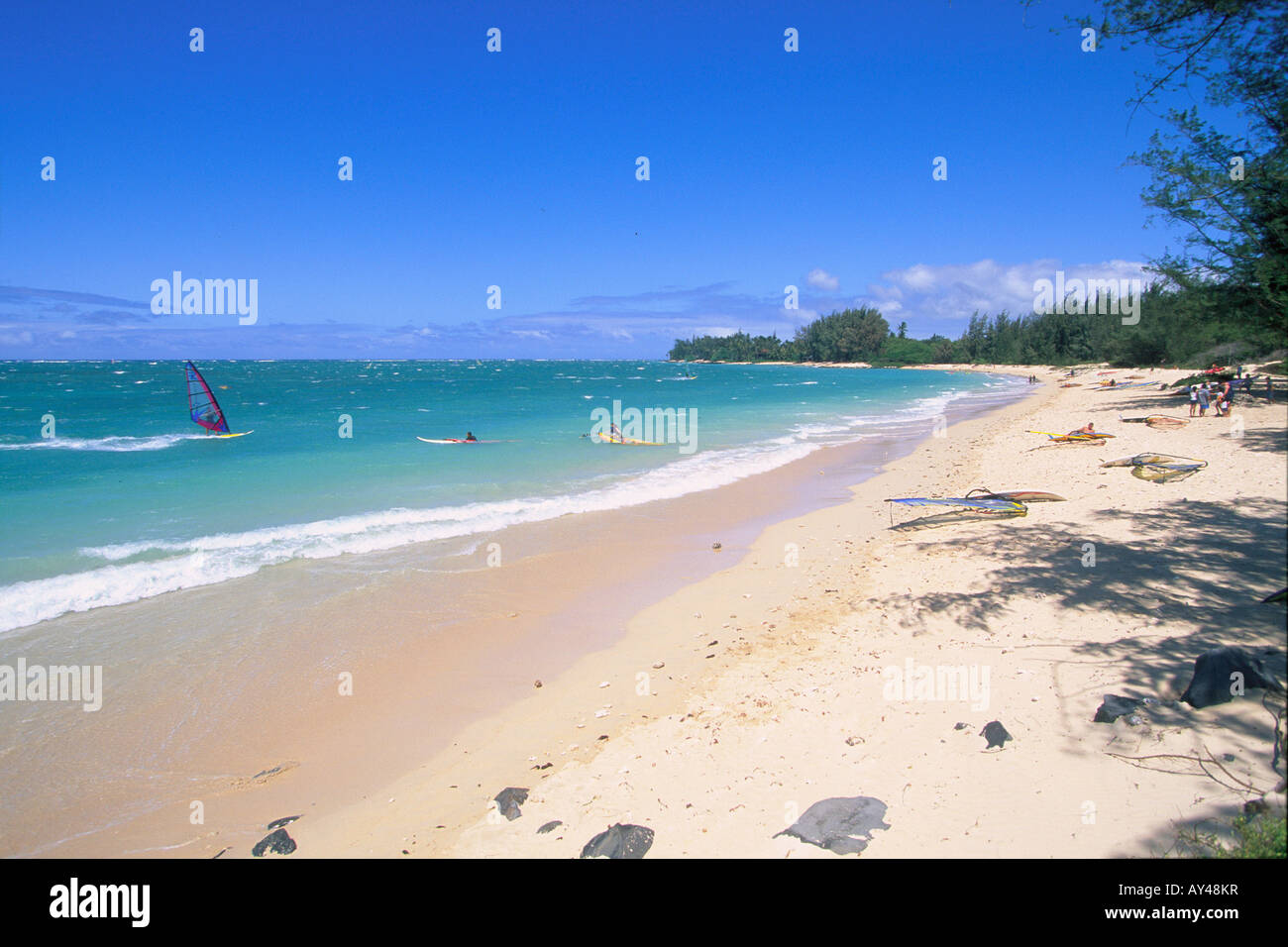 Kanaha Beach Maui Hawaii USA Stock Photo - Alamy