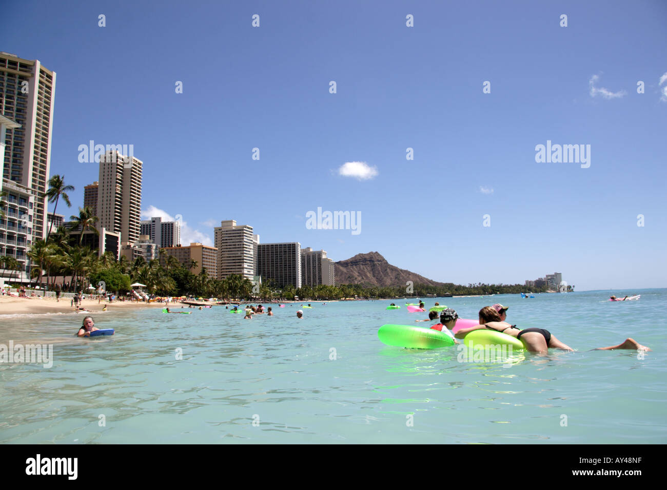 Floating bathers hi-res stock photography and images - Alamy