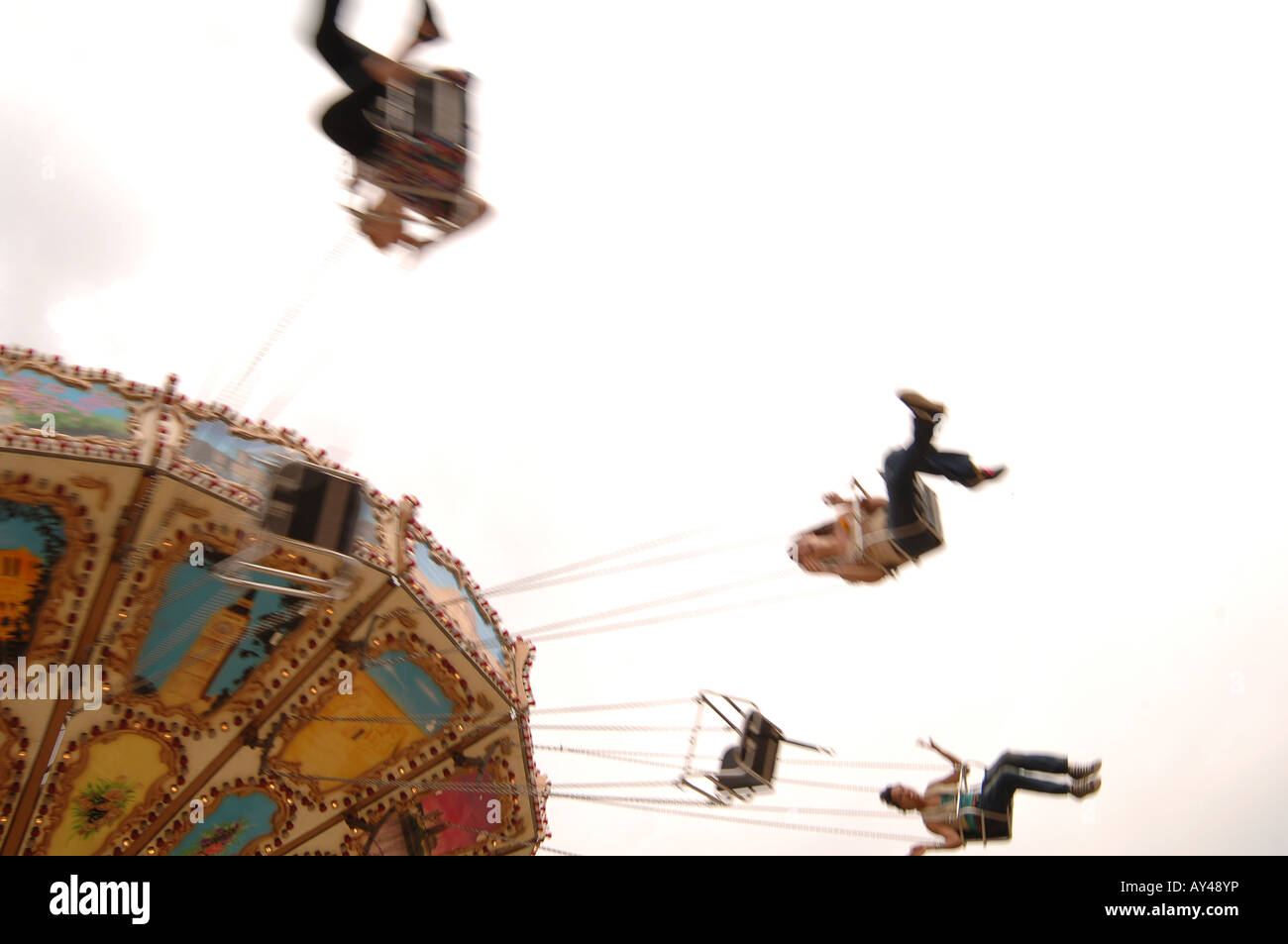 FAIRGROUND, AMUSEMENT, SKY, ENTERTAINMENT, WHEEL, COLOUR, COLOR Stock ...