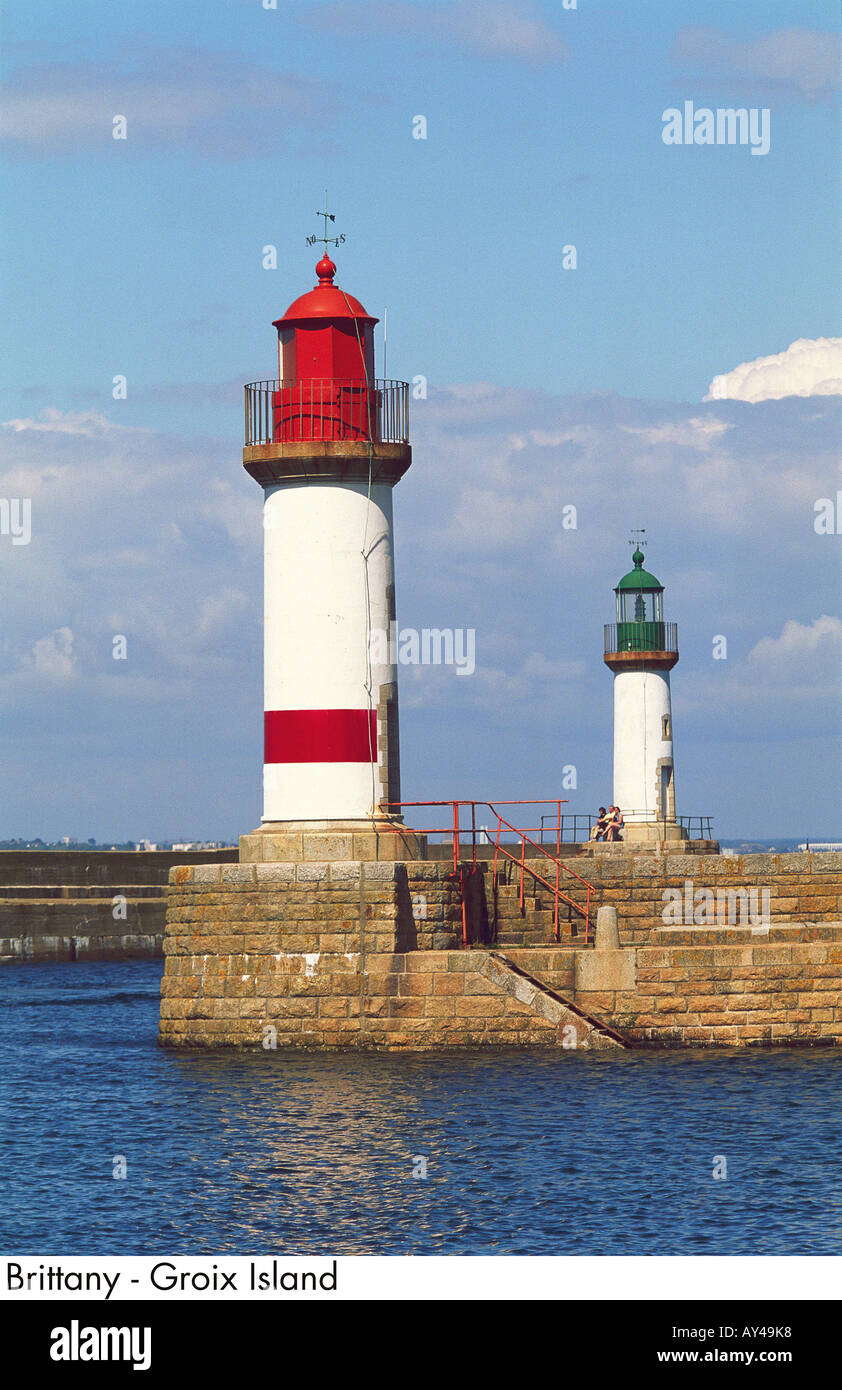 France Brittany Groix Island Stock Photo - Alamy