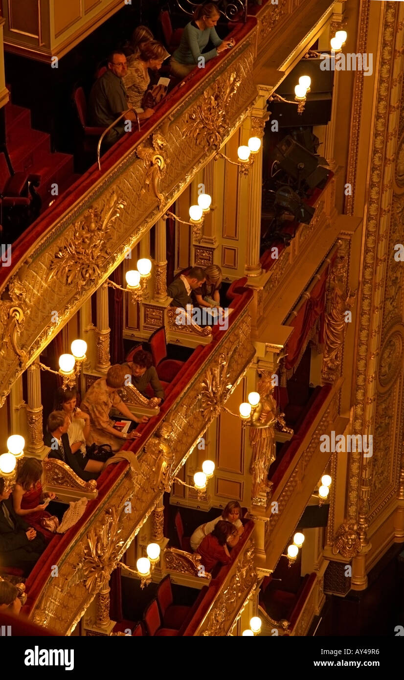 Prague national opera house interior hi-res stock photography and ...