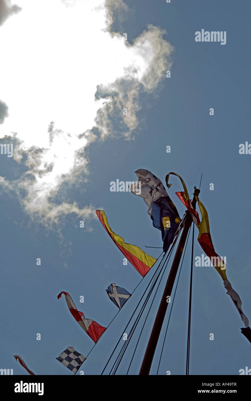 Old Gaffers wooden boat rally Yarmouth Isle of Wight England UK June ...