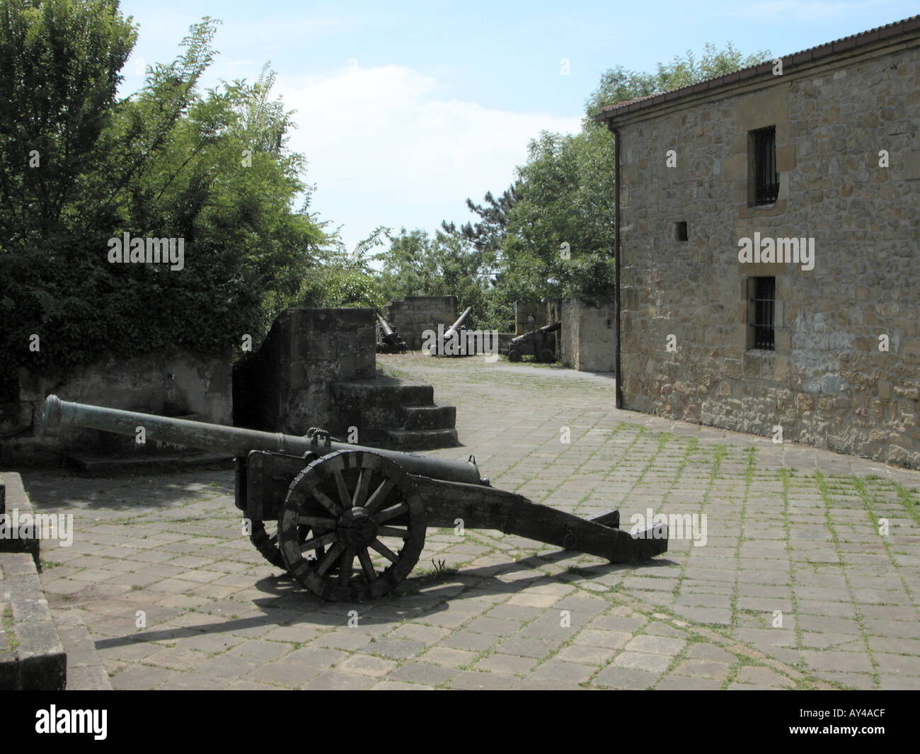 Castillo de la Mota the castle Monte Urgull San Sebastian Spain Stock Photo - Alamy