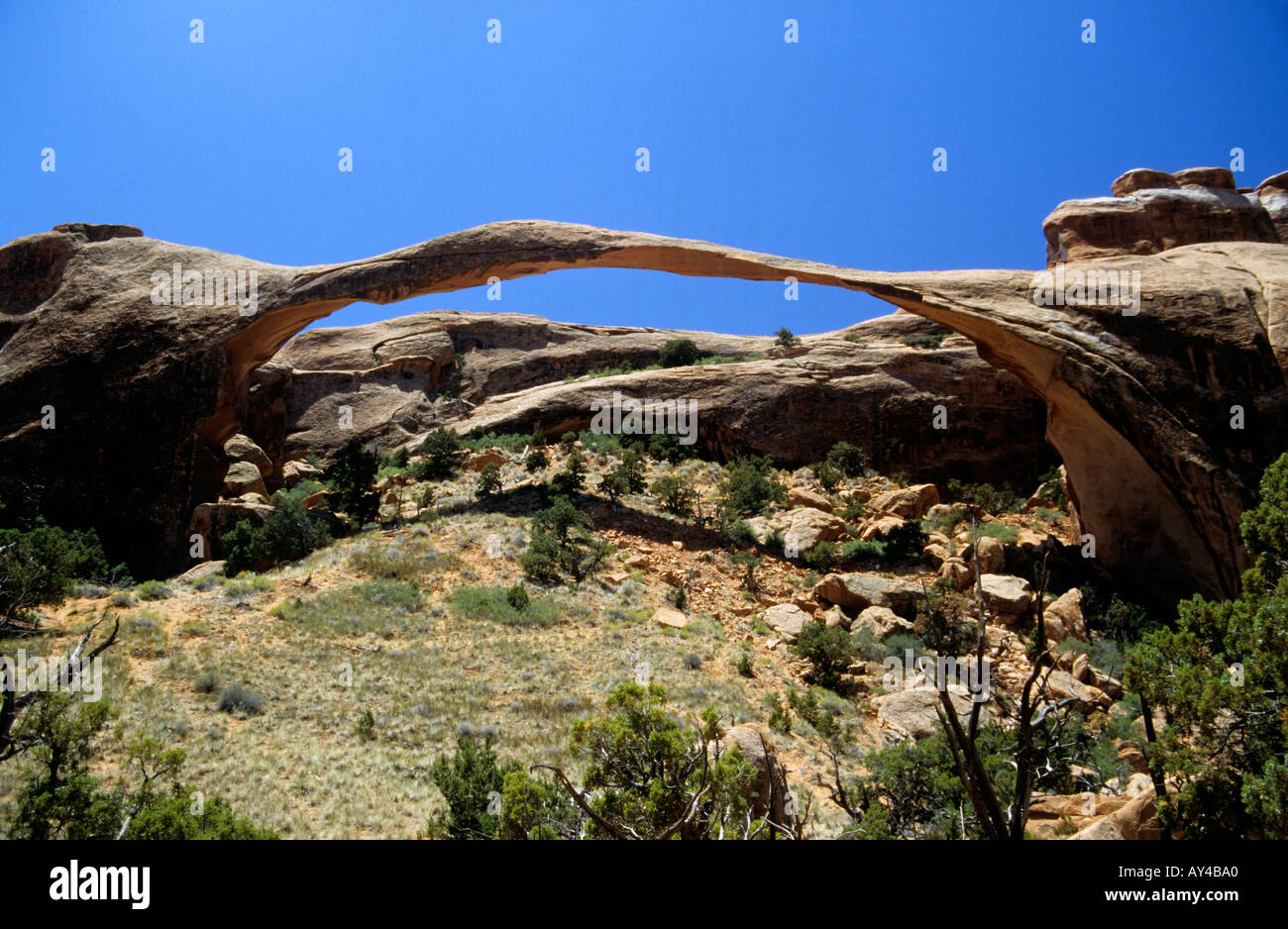 Landscape Arch, Arches National Park, Utah, USA Stock Photo - Alamy