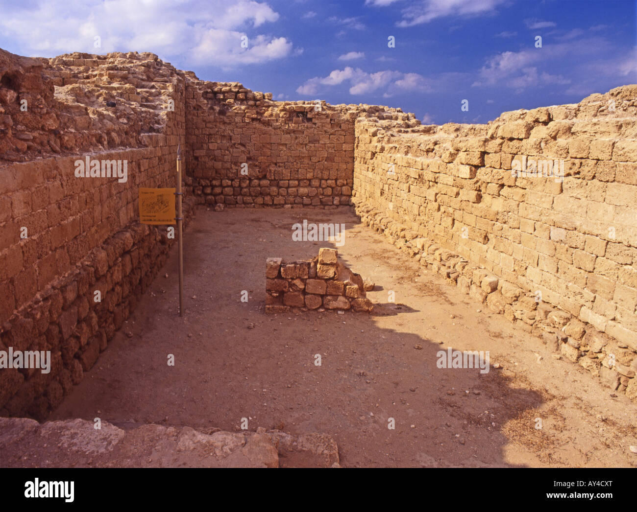 Israel Herzelia The remains of the old crusader fort of Apolonia AKA ...