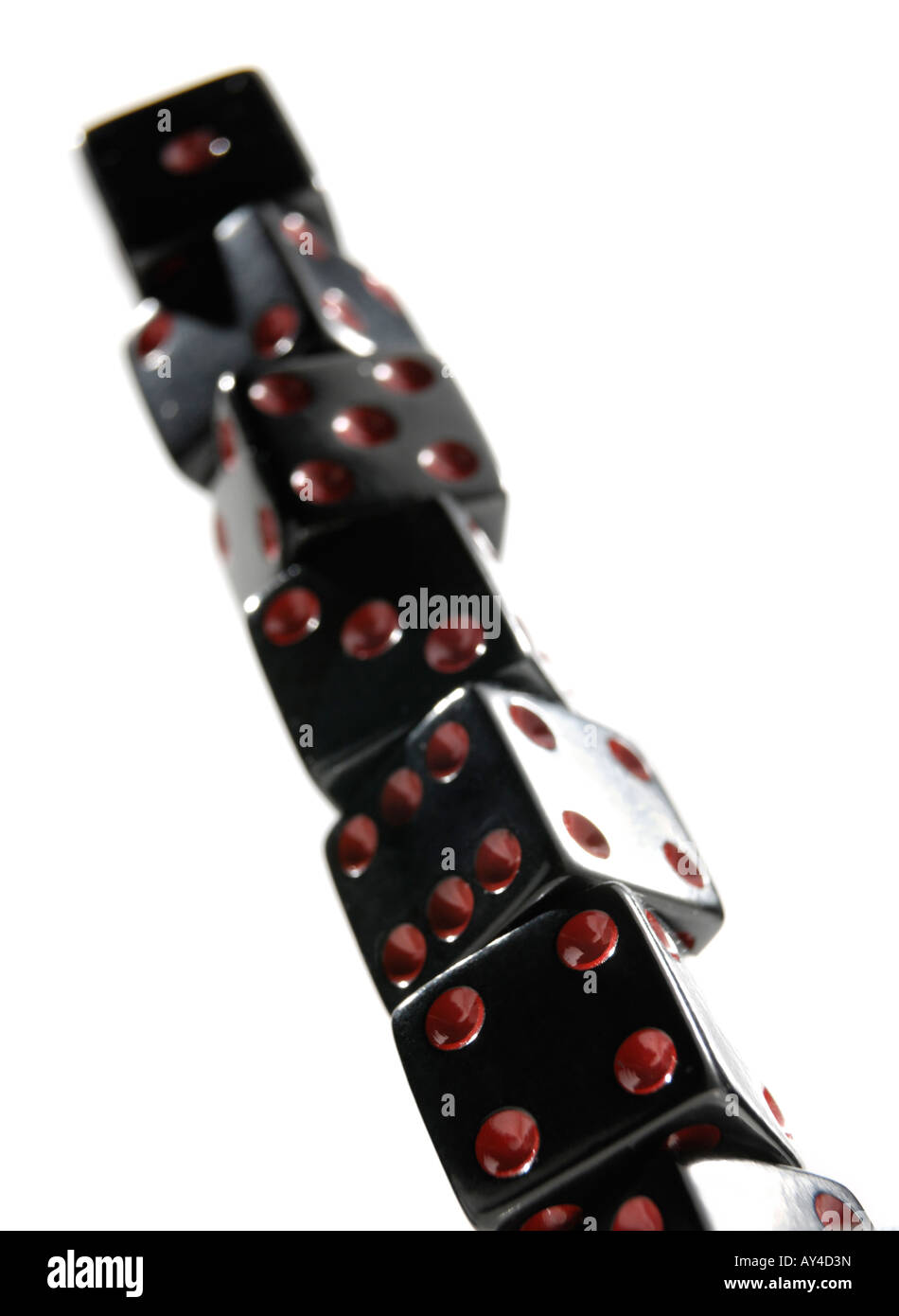 Stack of dice Stock Photo - Alamy