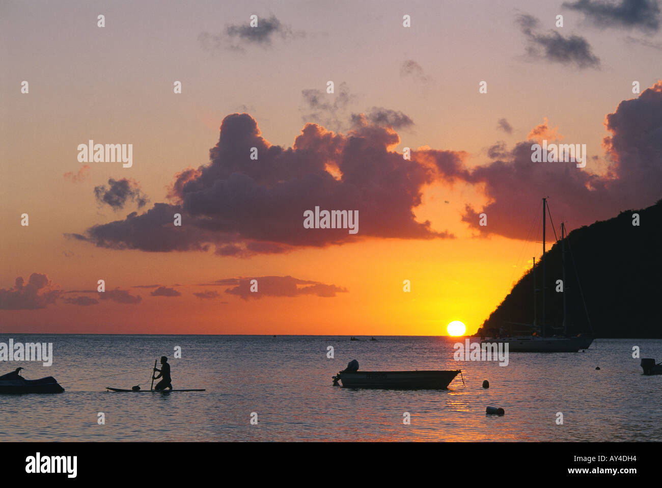 Caribbean Martinique Anse d Arlet Grande Anse Stock Photo - Alamy