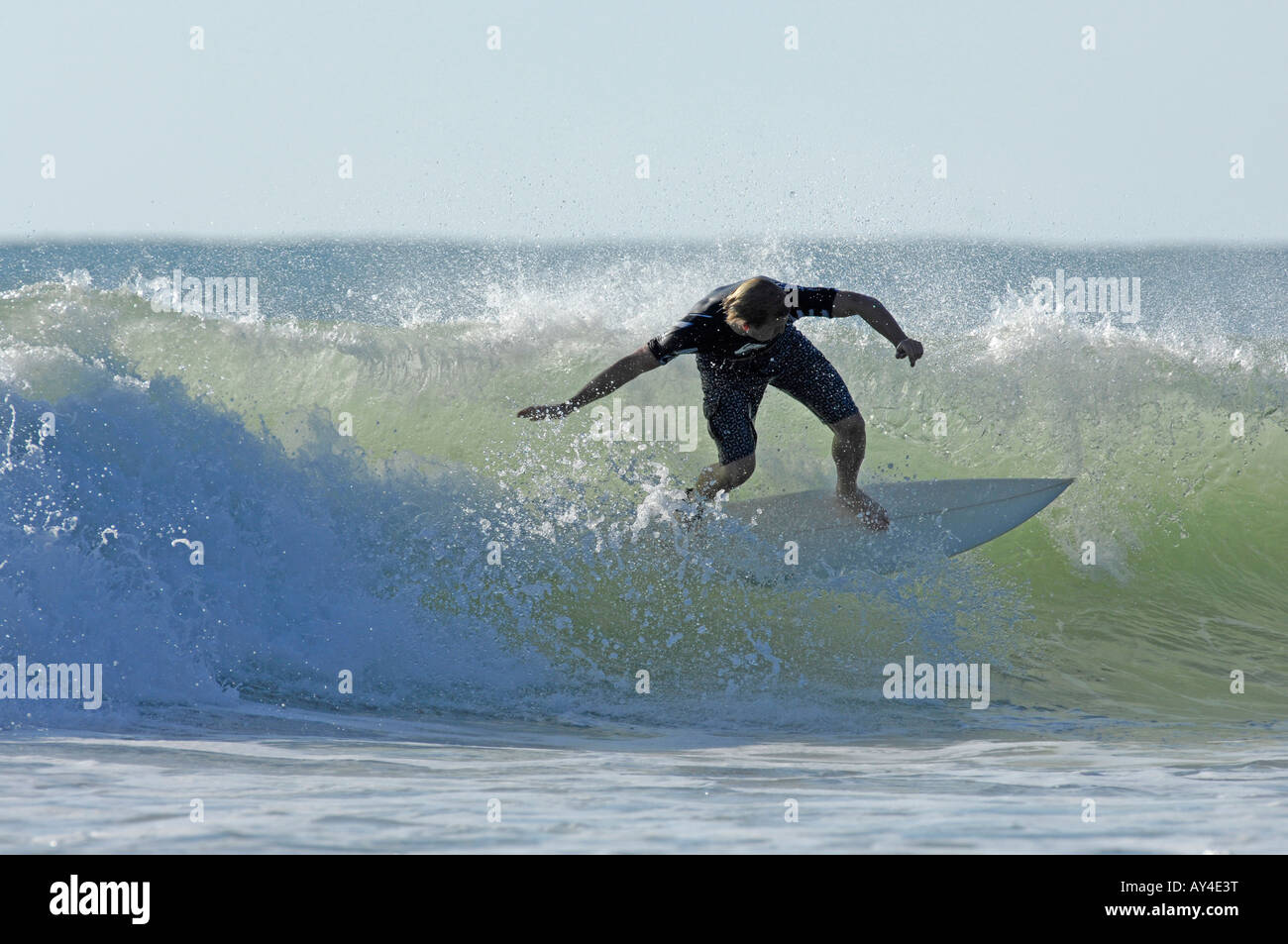 Piha surfing zealand hi-res stock photography and images - Alamy