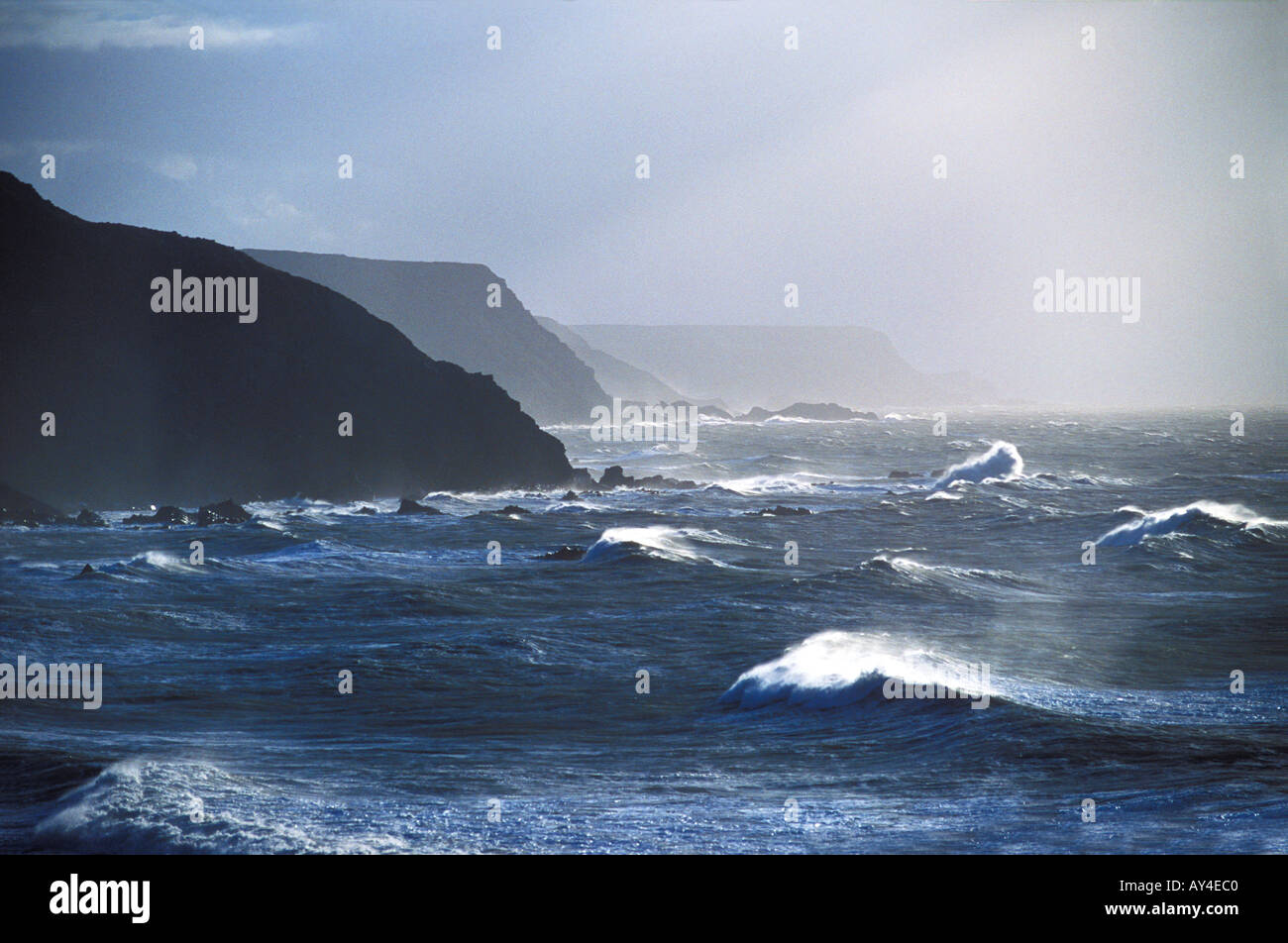Storm hartland quay north devon hi-res stock photography and images - Alamy
