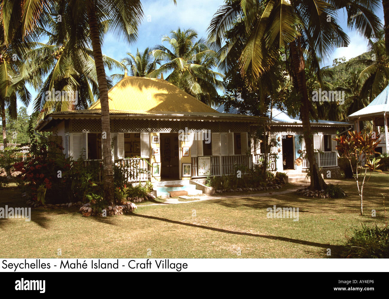 Seychelles Mahé Island Craft Village Stock Photo - Alamy