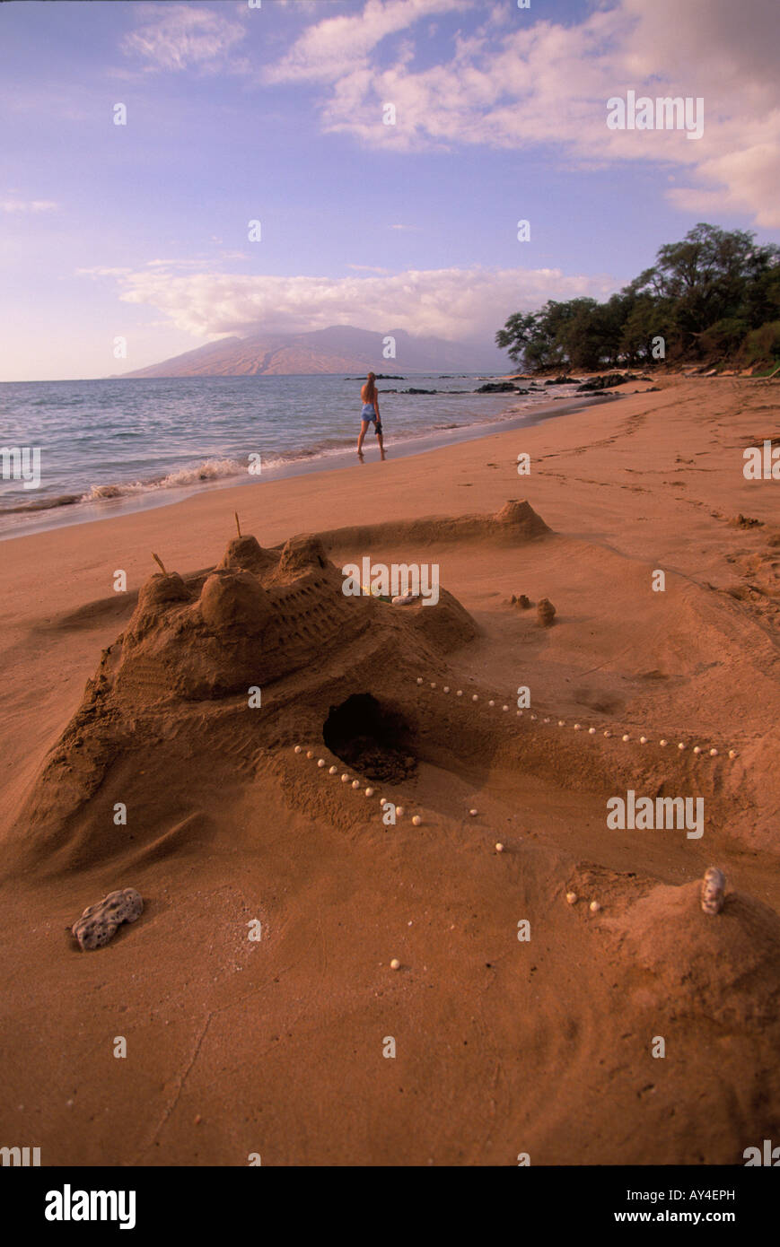 Sandcastle Wailea Maui Hawaii USA Stock Photo - Alamy
