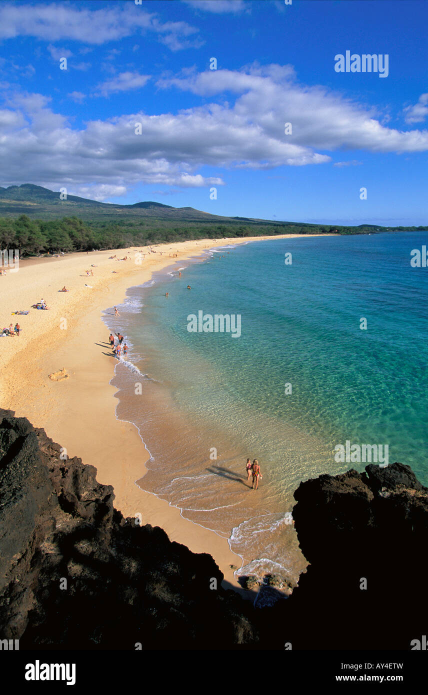 Makena Beach Makena Maui Hawaii USA Stock Photo - Alamy