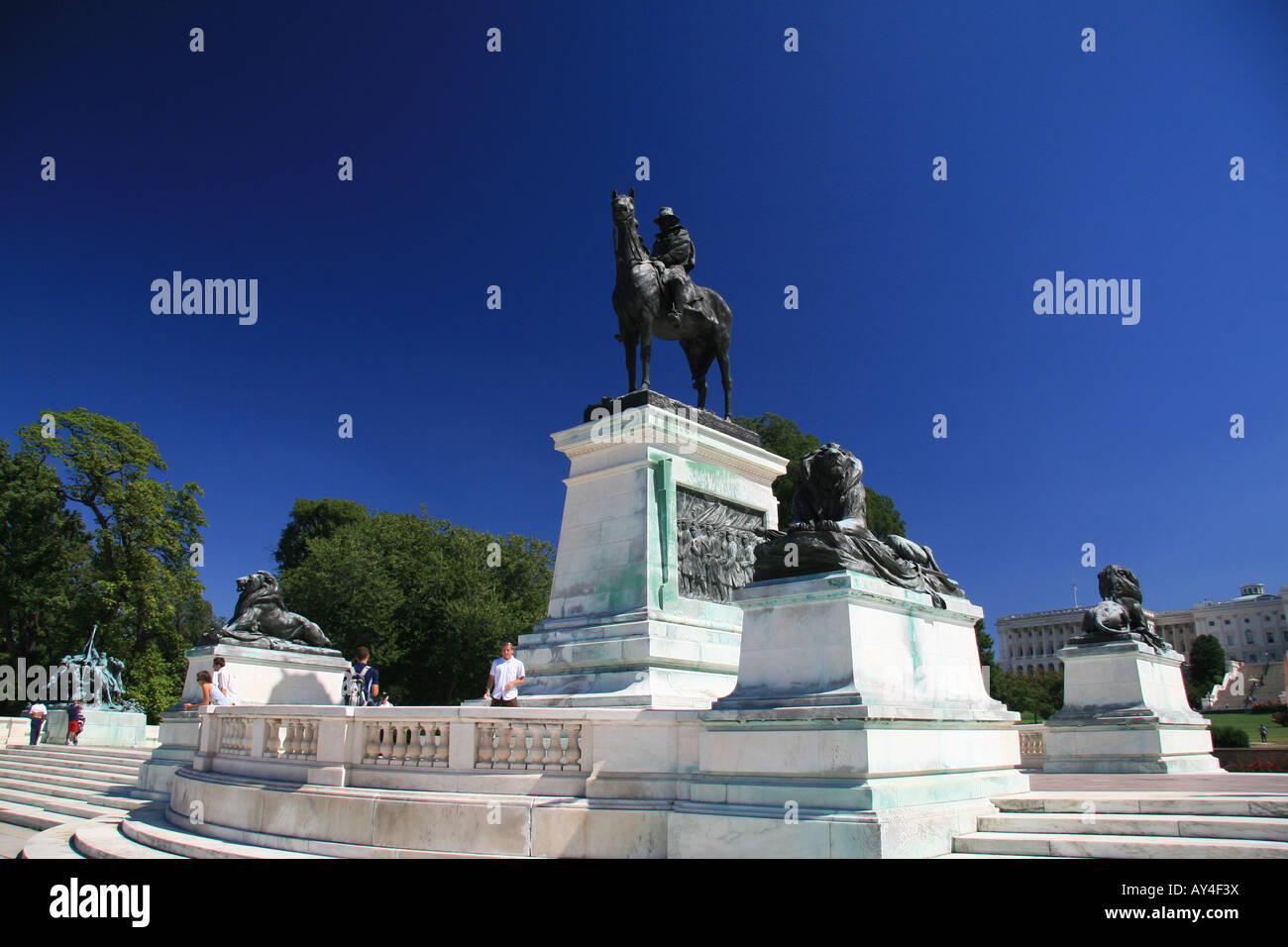 The Ulysses S. Grant Memorial, 1st Street, Washington DC Stock Photo ...