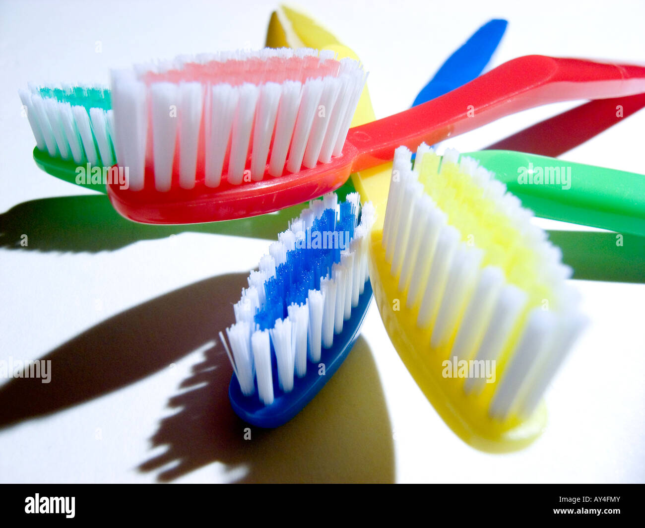 Toothbrushes Still life Stock Photo - Alamy