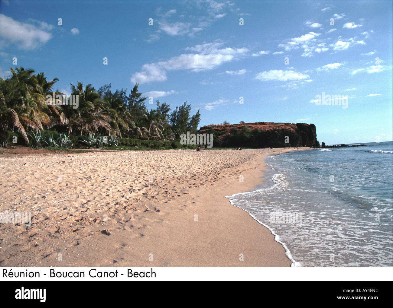 Réunion Boucon Canot Beach Stock Photo - Alamy