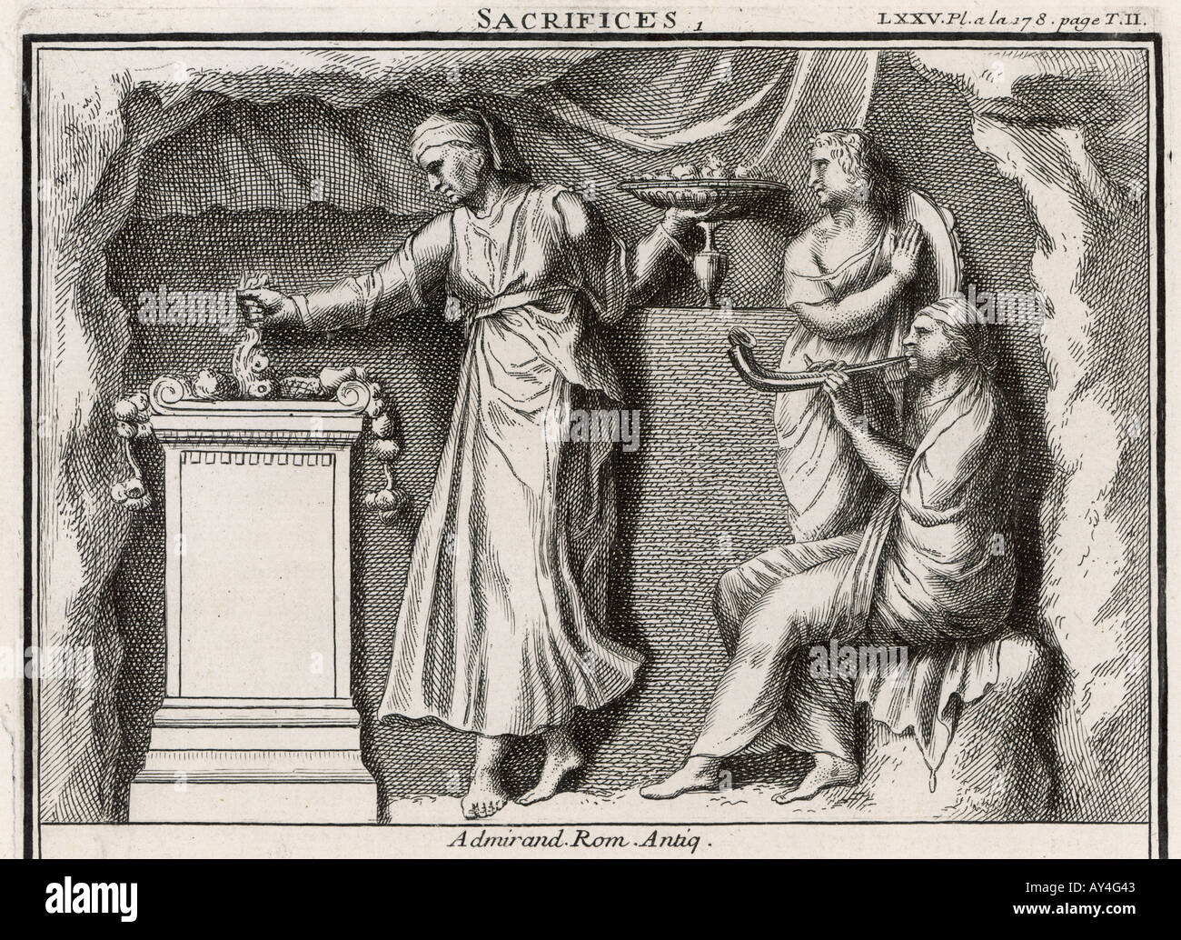 Roman Sacrifice Food Stock Photo - Alamy