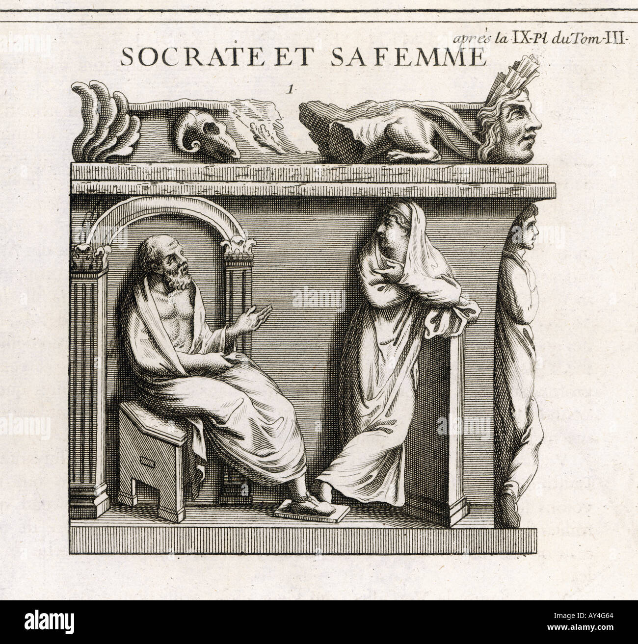 Xanthippe socrates hi-res stock photography and images - Alamy