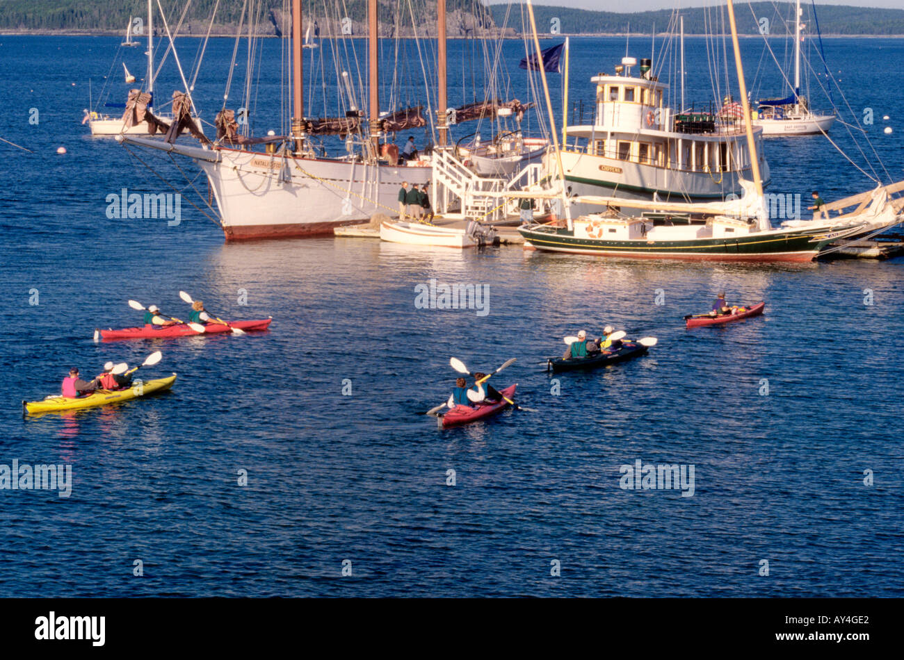 Kayak bar harbor maine hi-res stock photography and images - Alamy