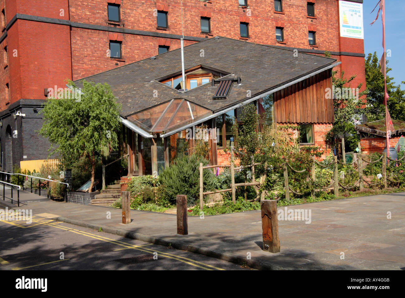 Eco house, Create Centre, Bristol Stock Photo - Alamy
