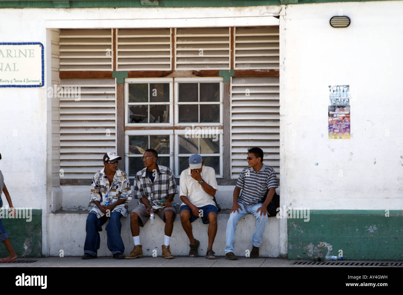 street scene Belize City Belize Stock Photo - Alamy
