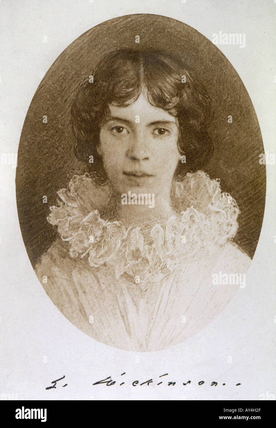 Emily Dickinson Stock Photo - Alamy