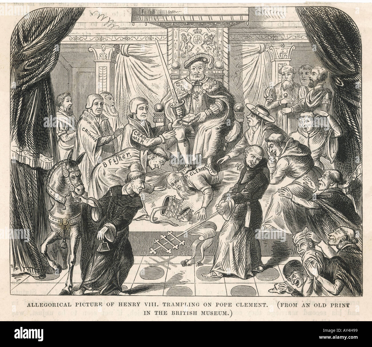 Reformation henry viii hi-res stock photography and images - Alamy