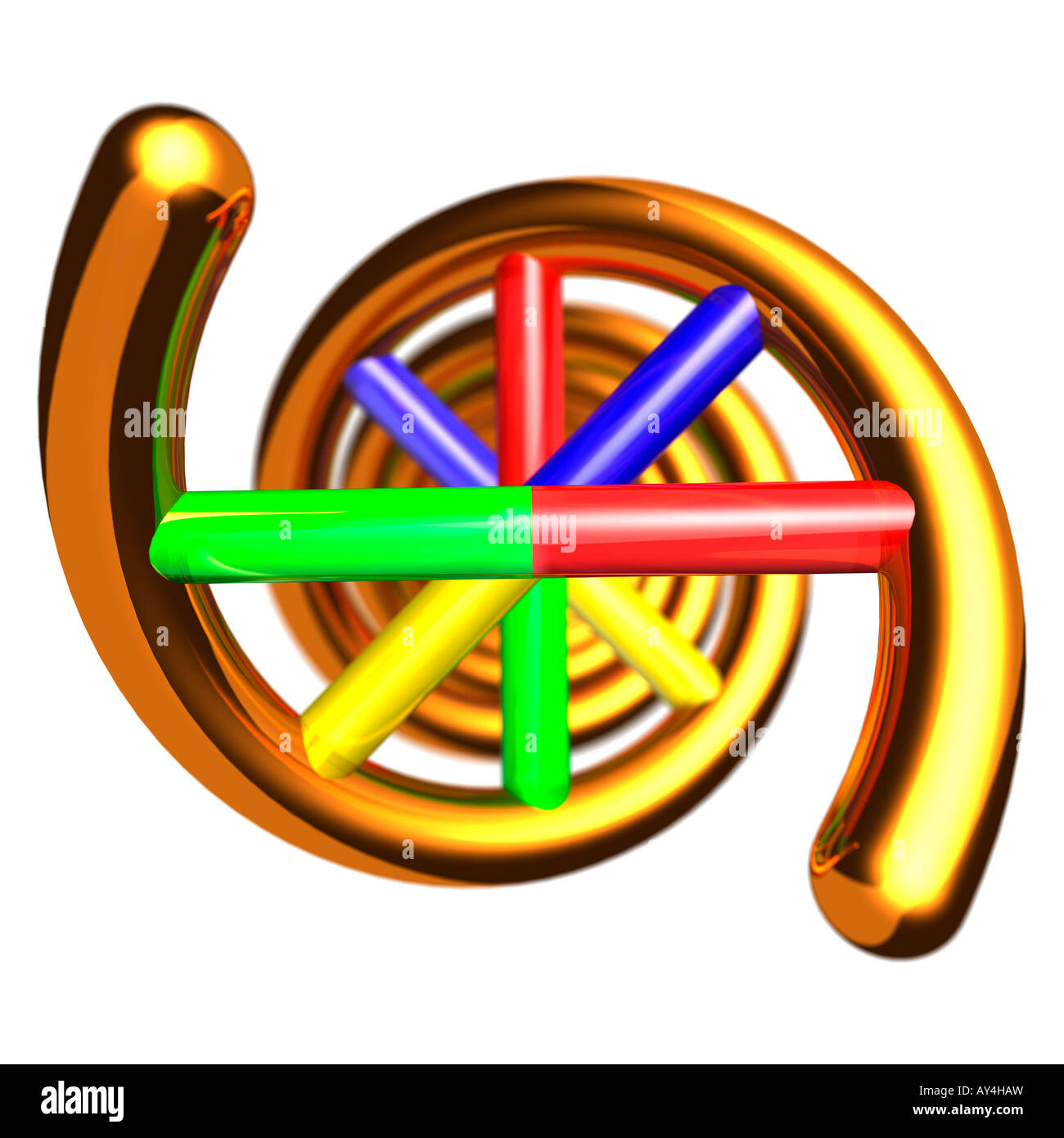 Structure of dna model Cut Out Stock Images & Pictures - Alamy