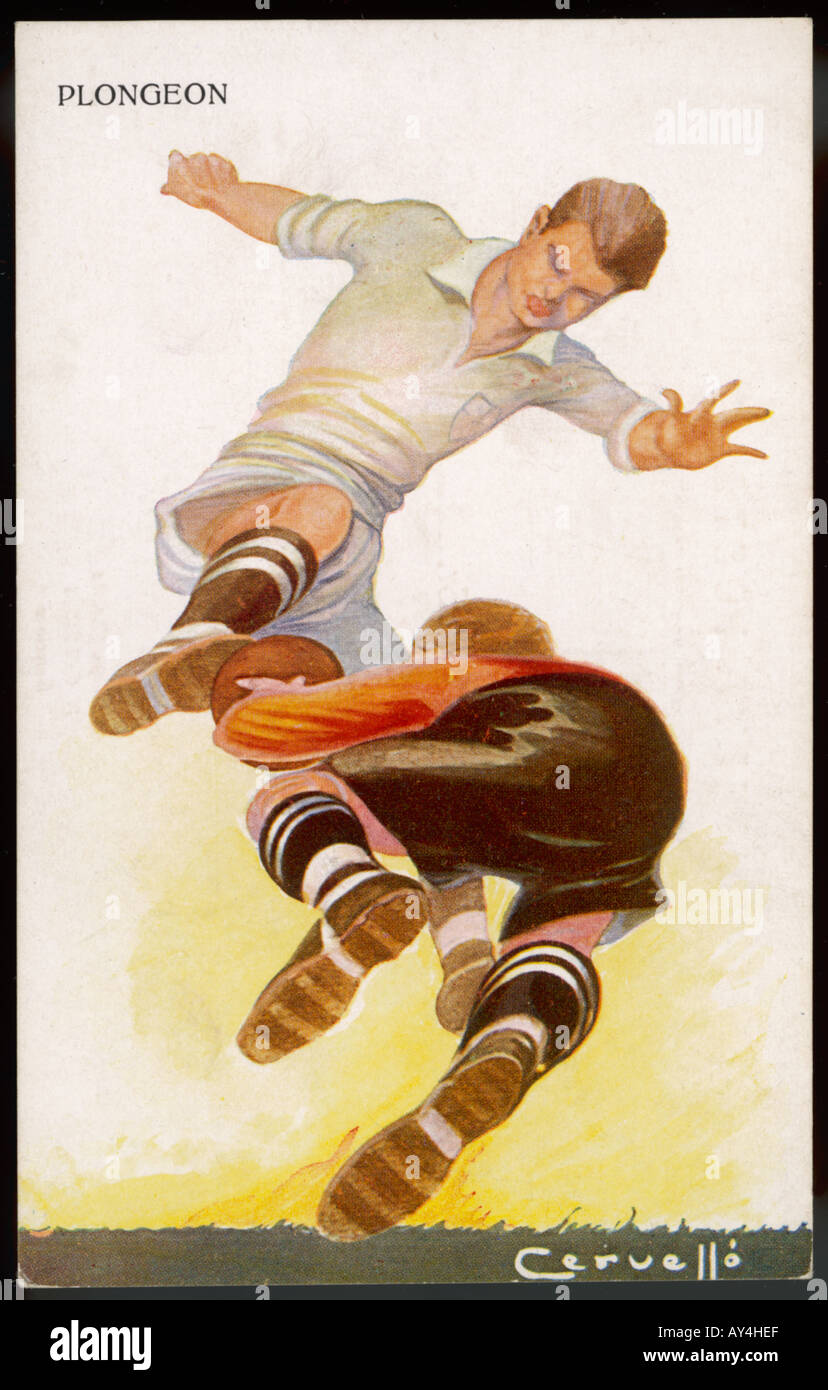 Football Spanish Card Stock Photo - Alamy