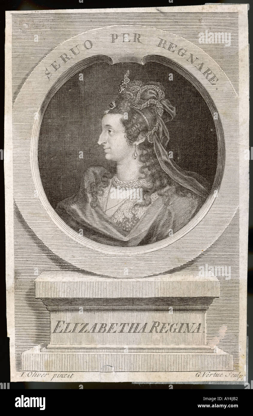 Elizabeth I Oliver Stock Photo - Alamy