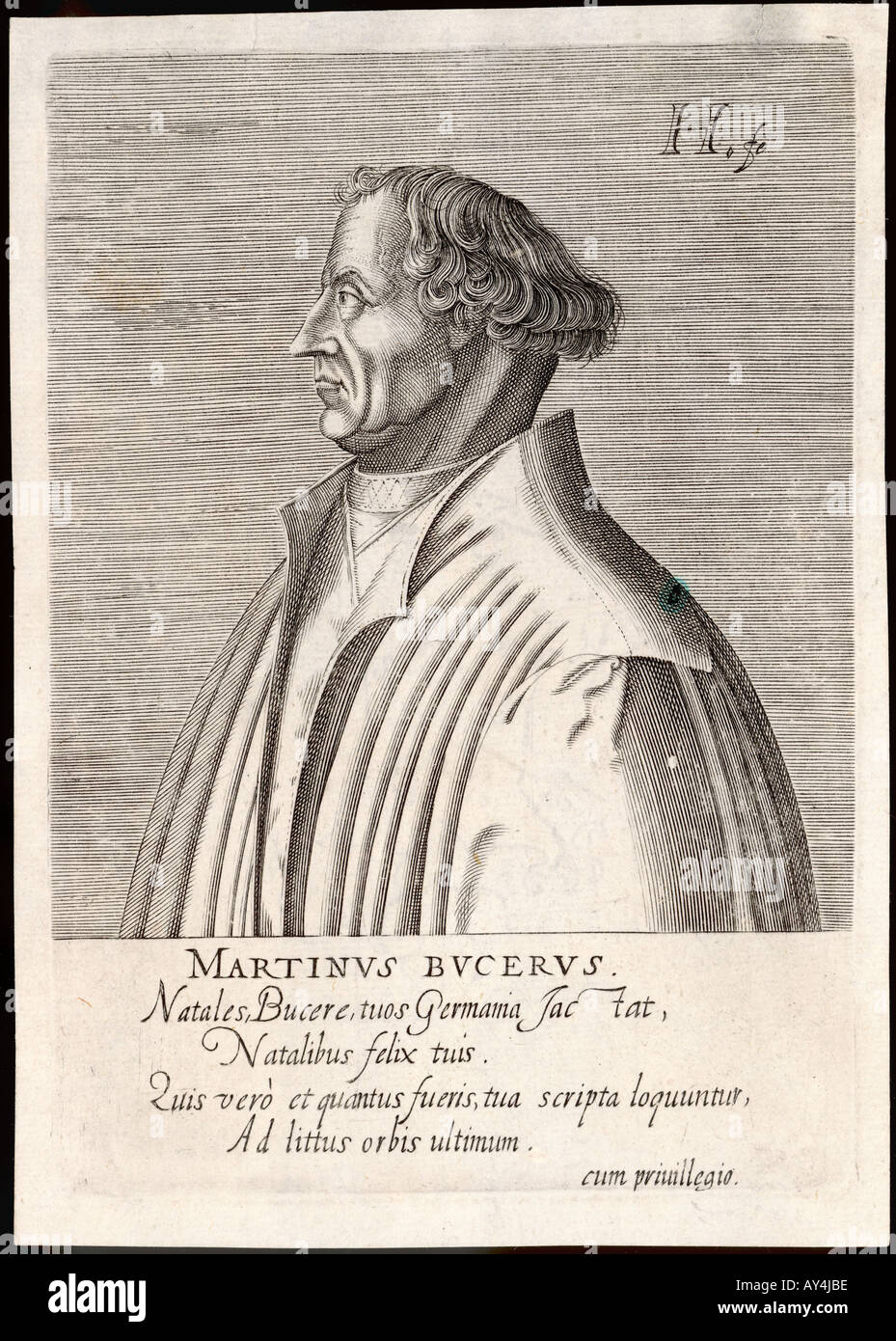 Martin bucer protestant reformer from alsace hi-res stock photography ...