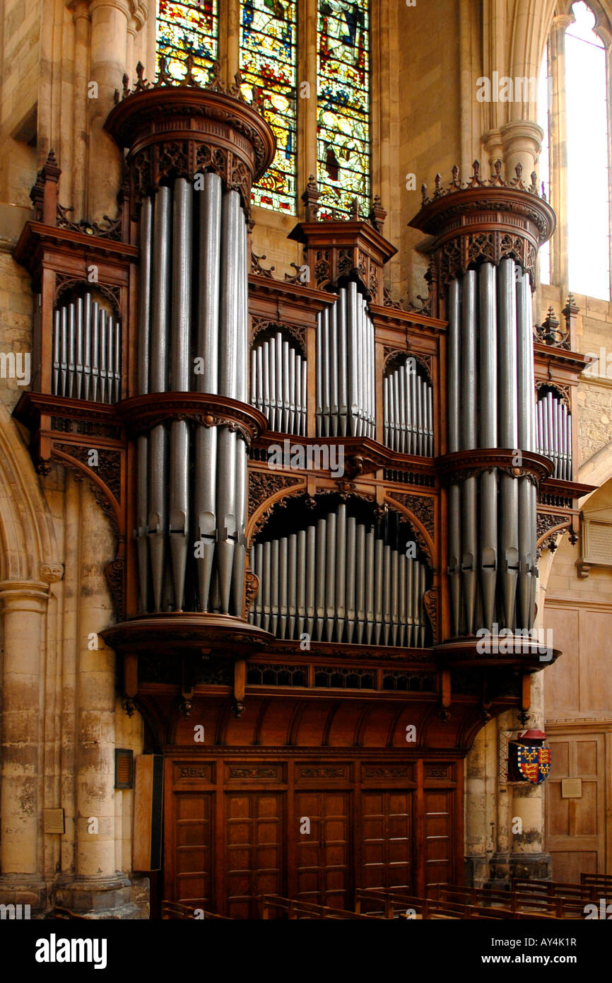 London Southwark Cathedral , The Great Organ Stock Photo - Alamy