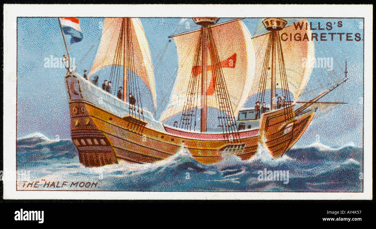 Henry hudson ship half moon hi-res stock photography and images - Alamy