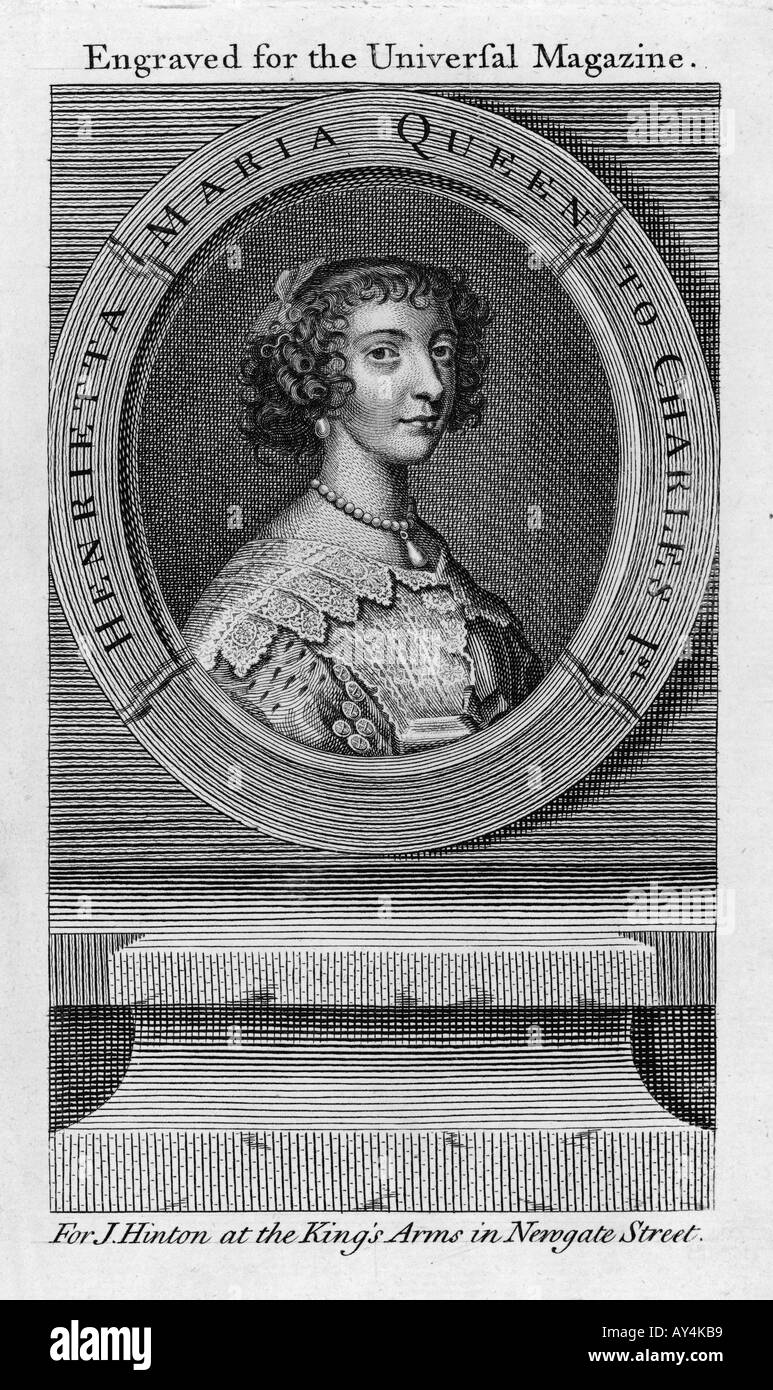 Charles and henrietta maria Black and White Stock Photos & Images - Alamy