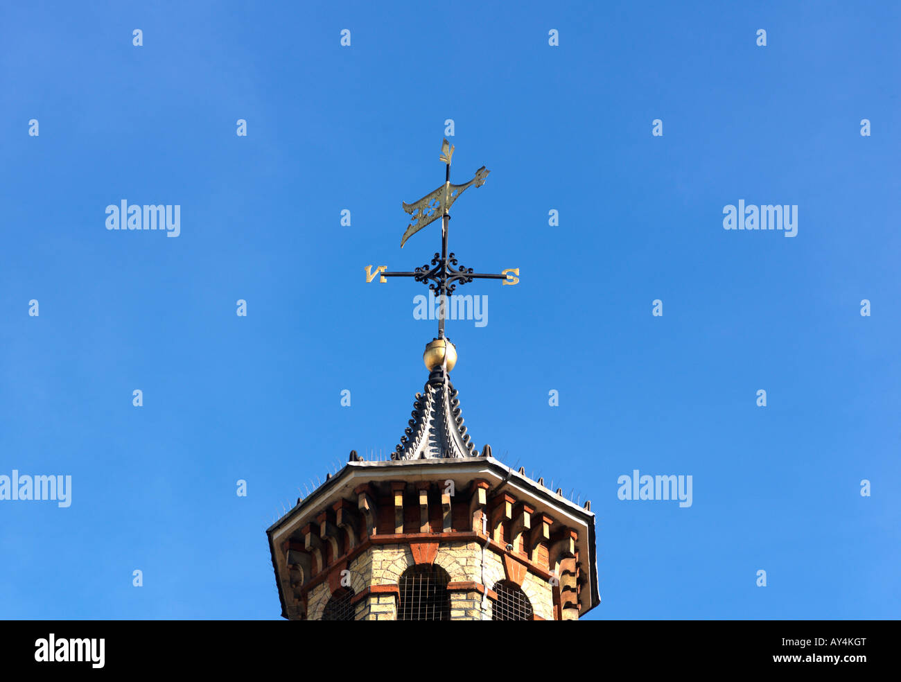 Weather vane or wind vane on tower hi-res stock photography and images ...