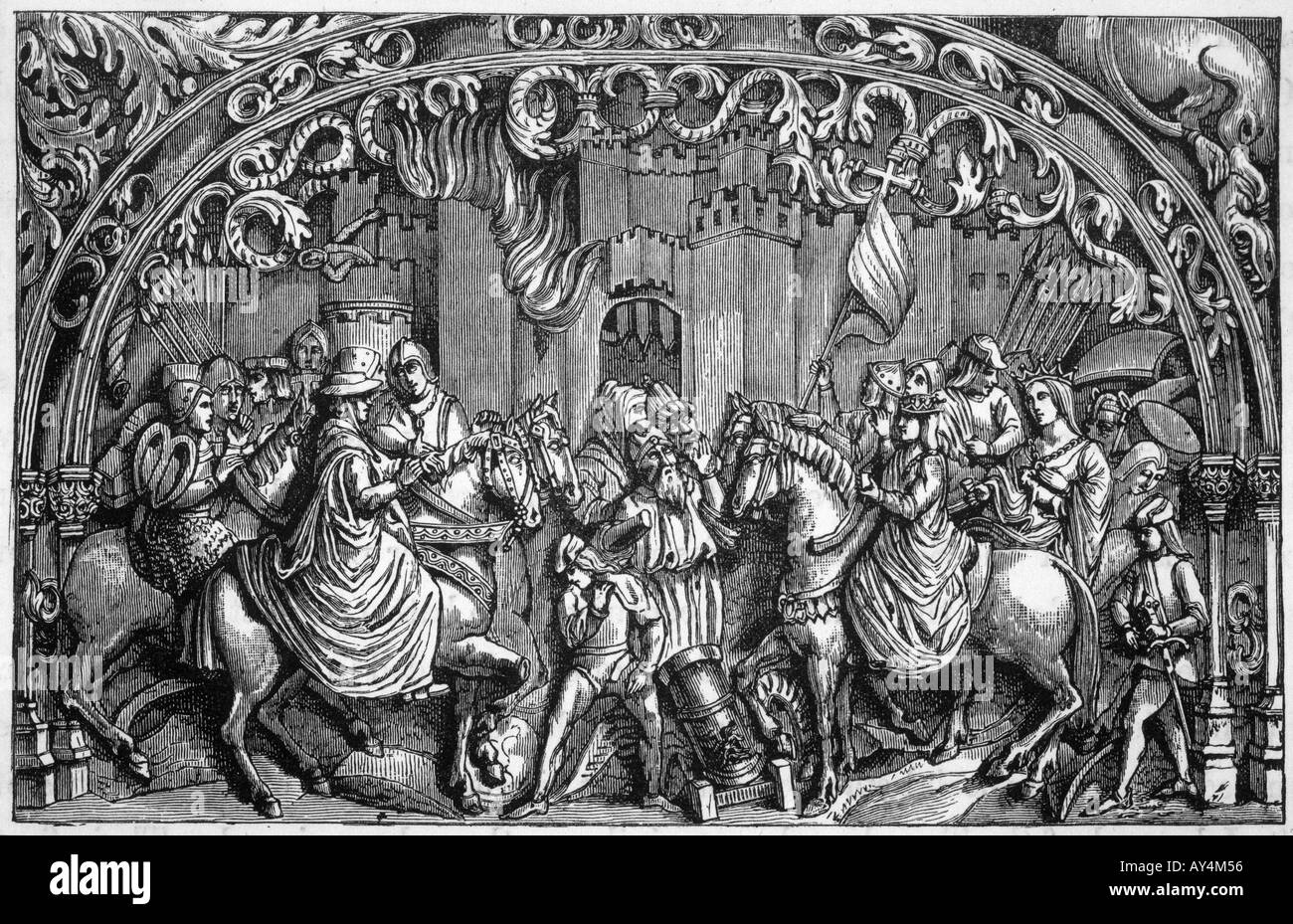 Surrender Of Montefrio Stock Photo - Alamy