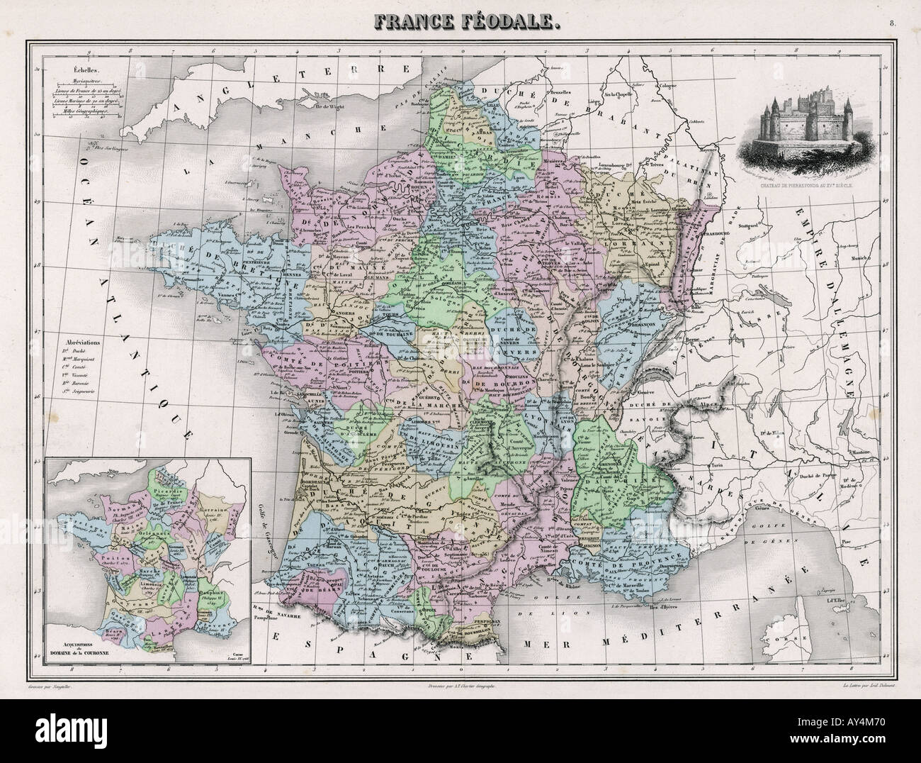 Feudal europe map hi-res stock photography and images - Alamy