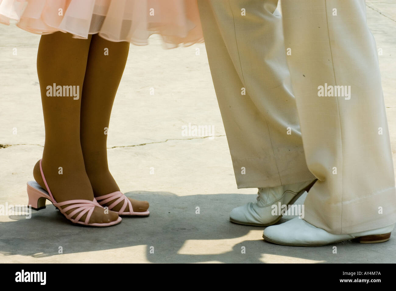 Couple dancing danzon hi-res stock photography and images - Alamy