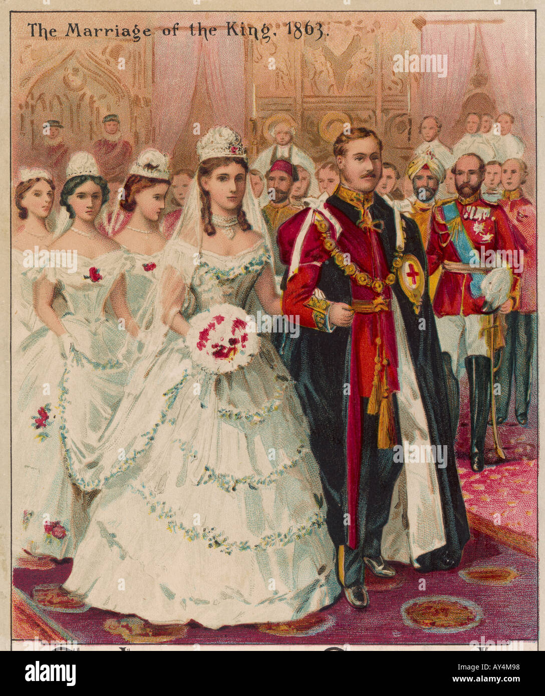 Wedding of edward vii to princess alexandra hi-res stock photography ...