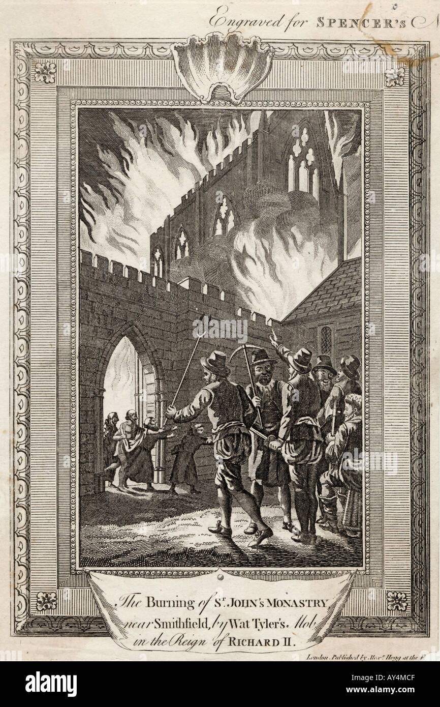 Peasants revolt 1381 hi-res stock photography and images - Alamy