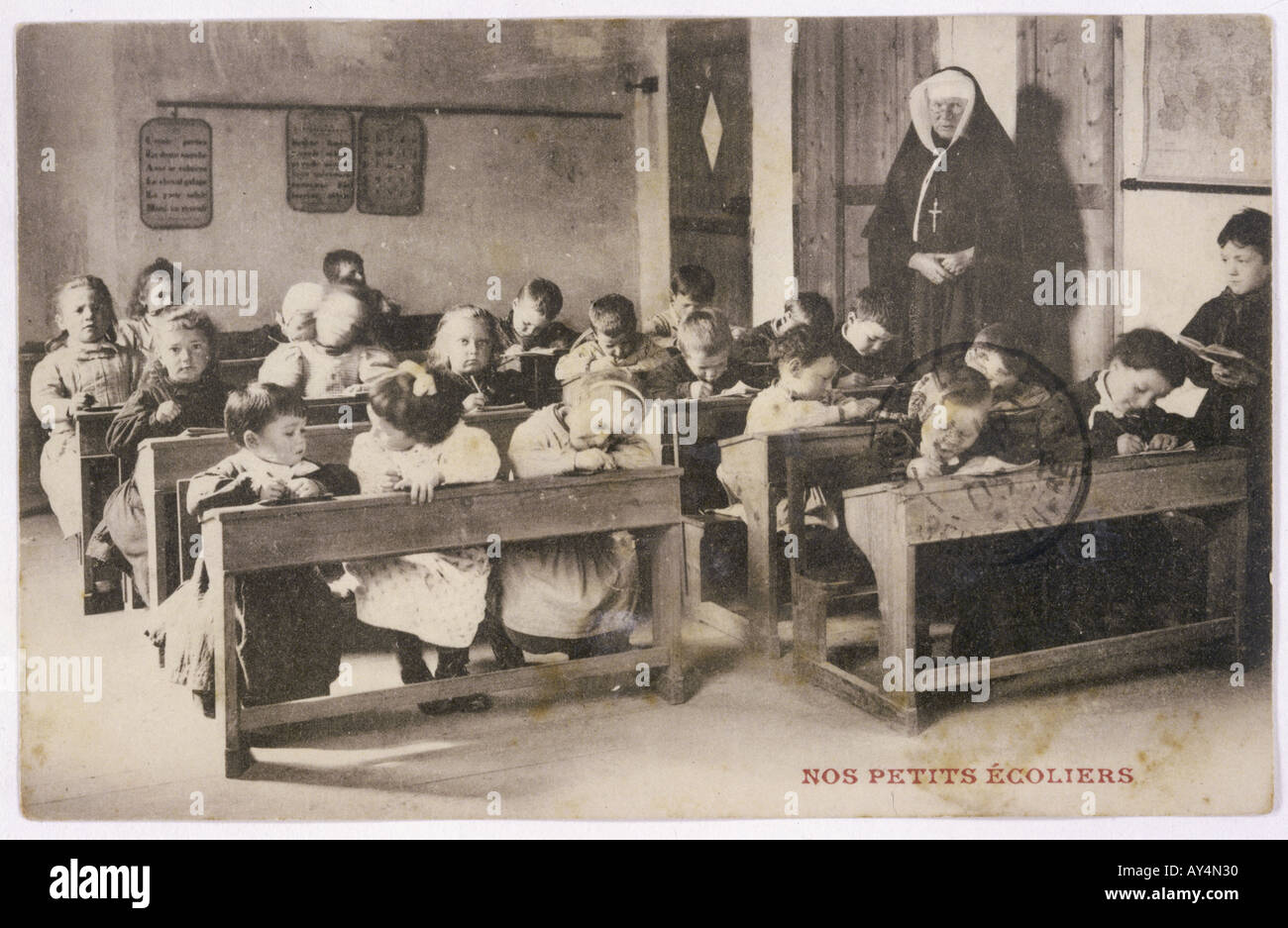 French school children hi-res stock photography and images - Alamy