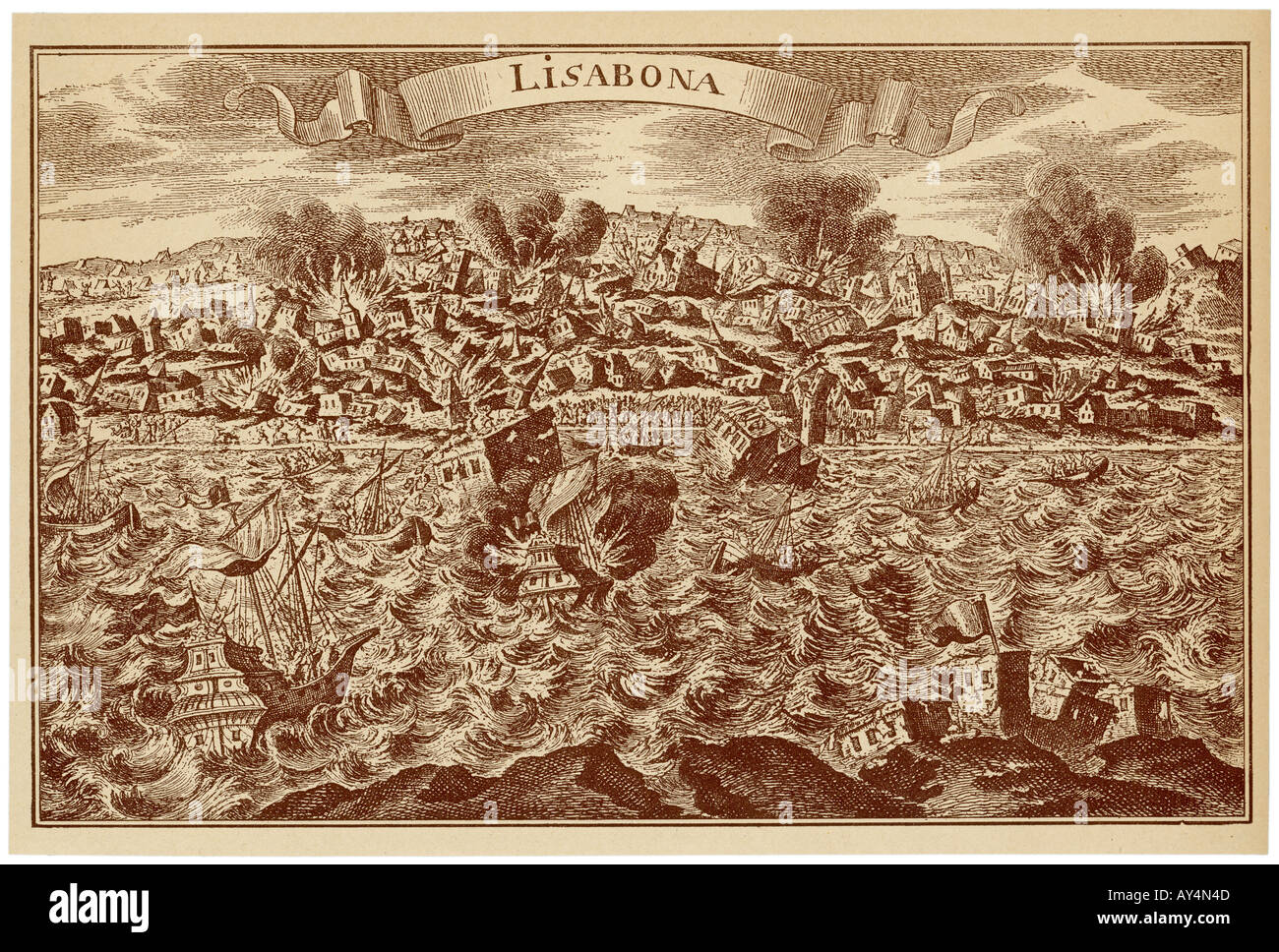 Lisbon earthquake 1755 hi-res stock photography and images - Alamy