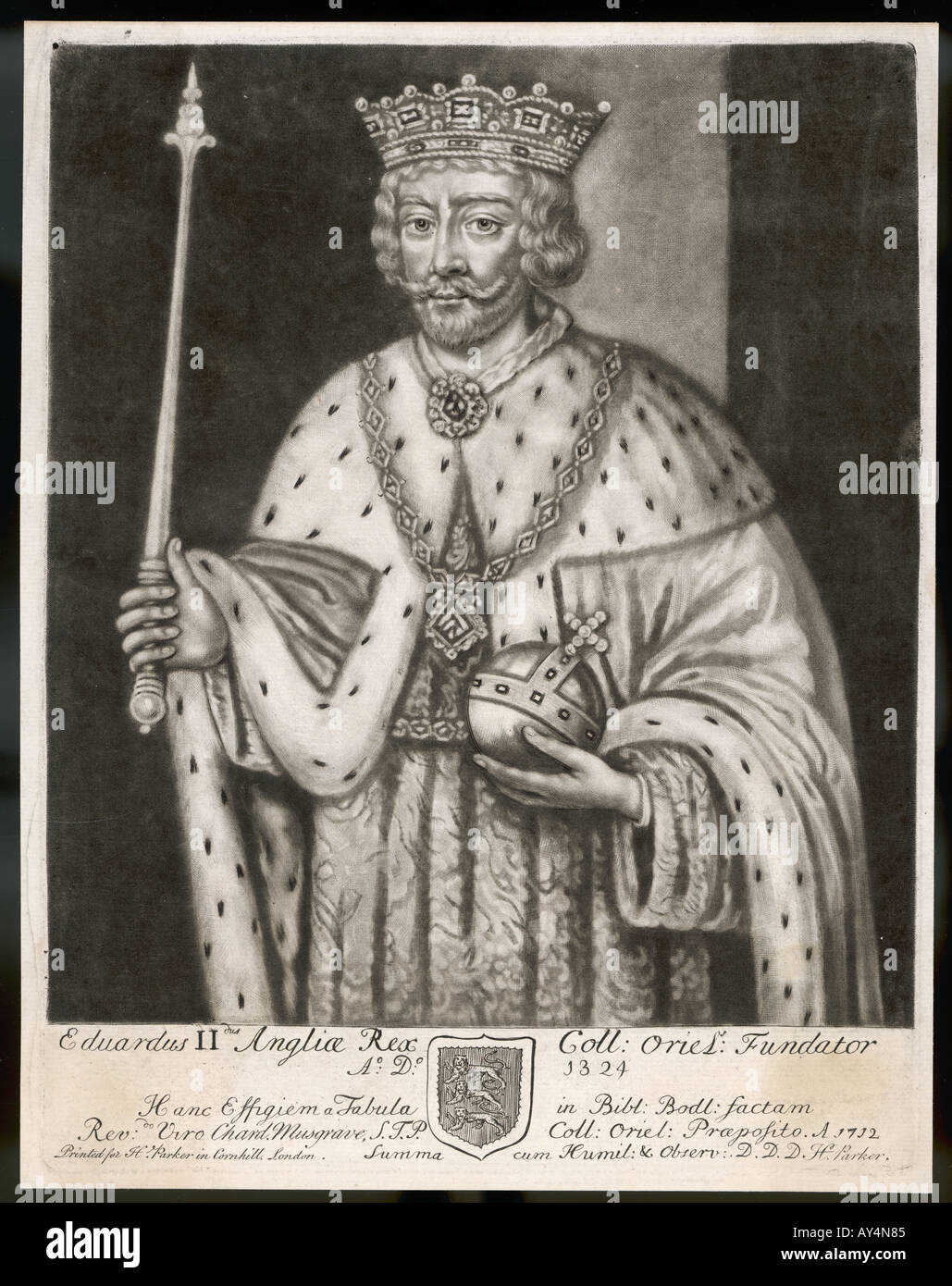 King edward ii 1284 hi-res stock photography and images - Alamy