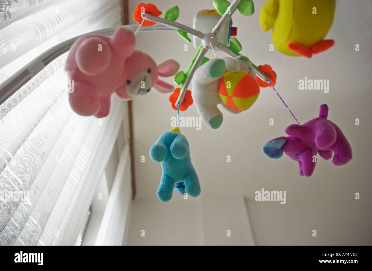Crib mobile for children hi-res stock photography and images - Alamy