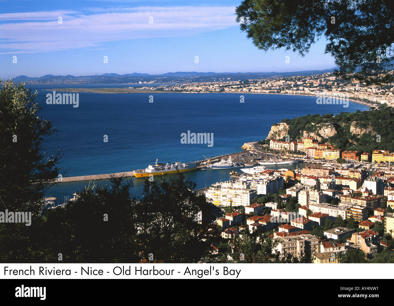 French Riviera Nice Old Harbour Angel s Bay Stock Photo - Alamy