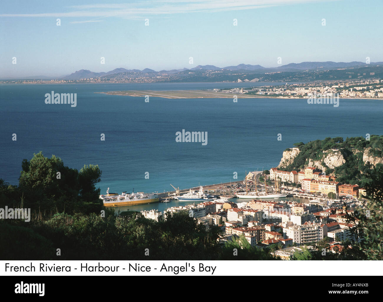 French riviera angel bay hi-res stock photography and images - Alamy