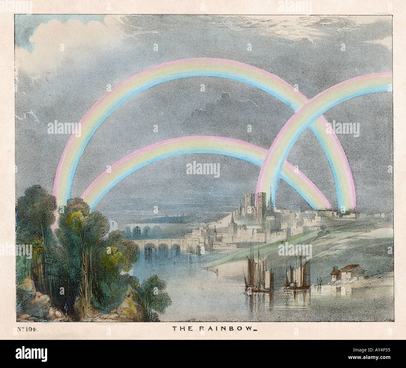 Three rainbows hi-res stock photography and images - Alamy